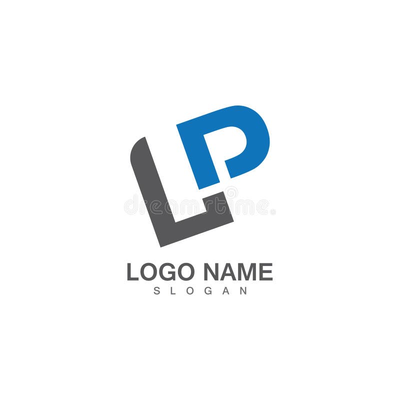 LP Letter Logo Template Vector Illustration Design Icon. Stock Vector ...