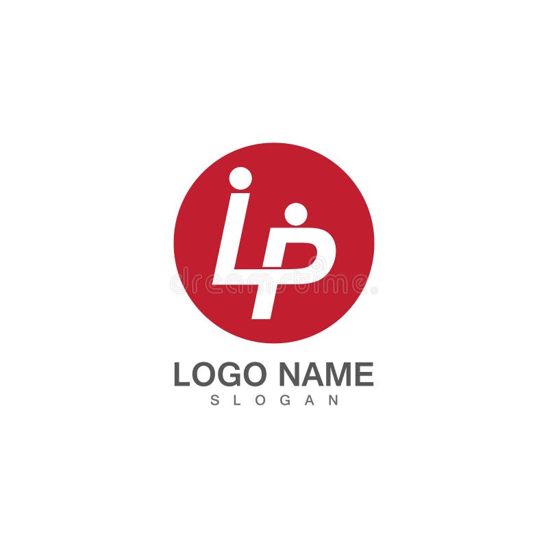 LP Letter Logo Template Vector Illustration Design Icon. Stock Vector ...