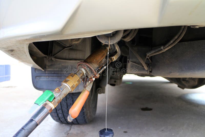 Car gas lpg fuel refill stock image. Image of rear, energy - 28433945