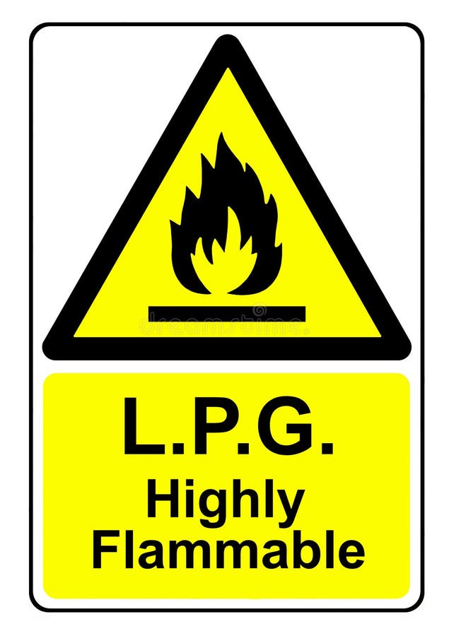 Yellow Sign Flammable Liquid Stock Illustrations – 609 Yellow Sign ...