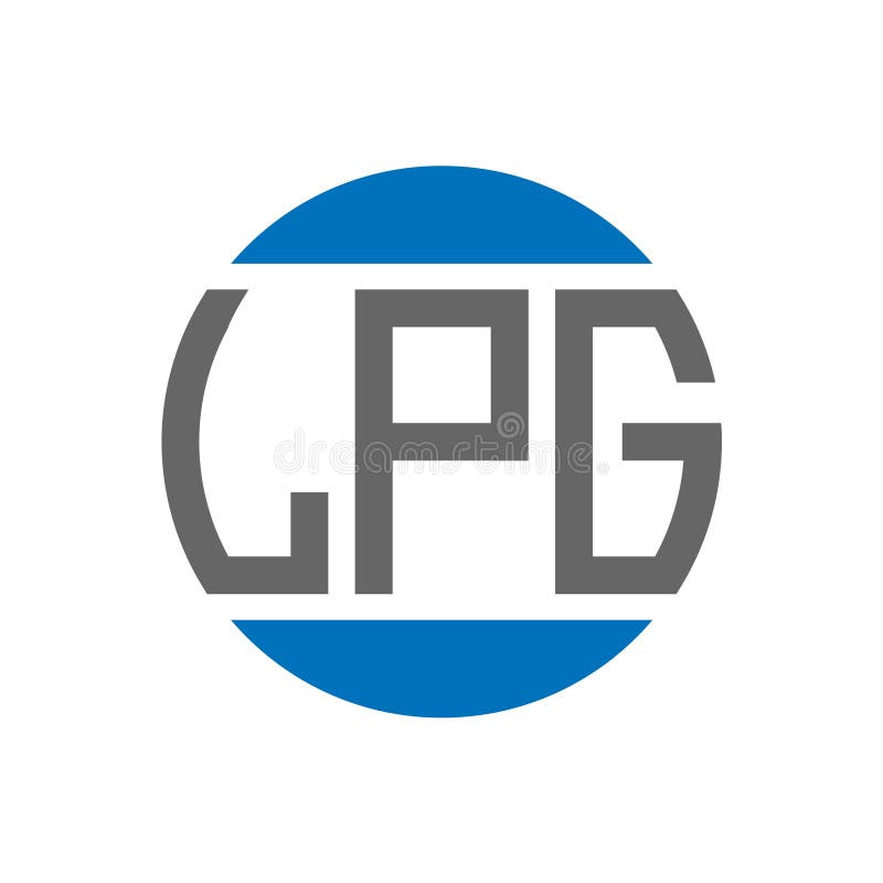 LPG Letter Logo Design on White Background. LPG Creative Initials ...