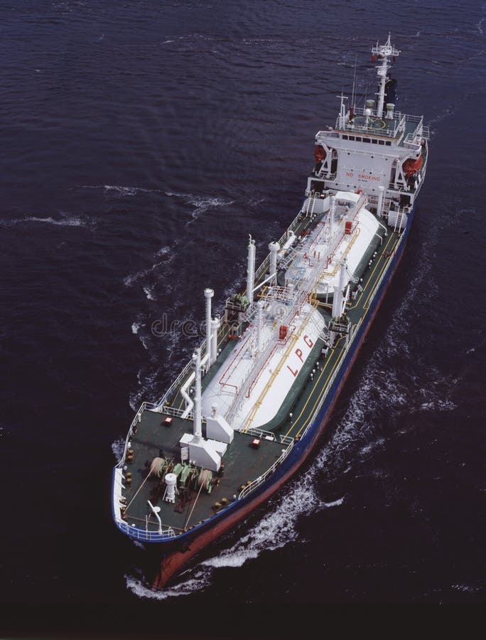 LPG Tanker stock image. Image of aerial, cargo, ship, tanker - 5431835