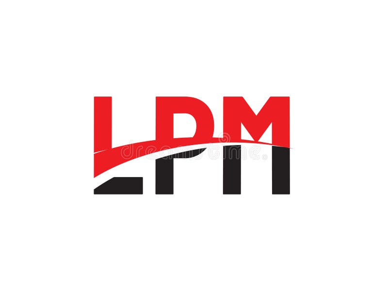 LPM Letter Initial Logo Design Stock Vector - Illustration of element ...
