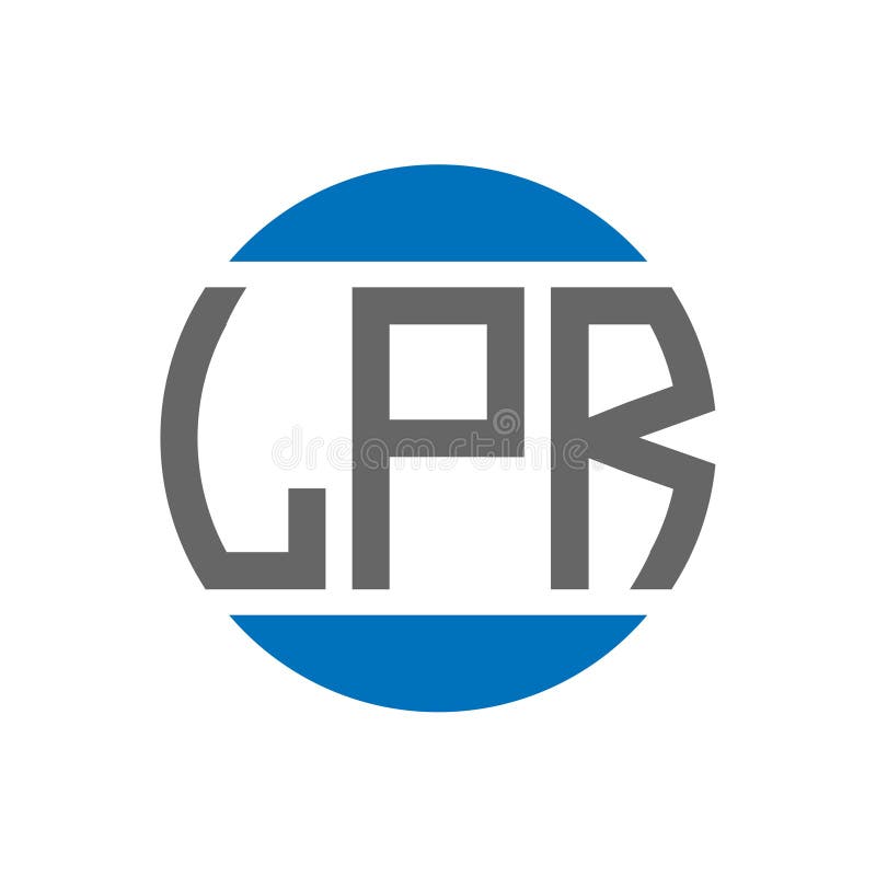 LPR Letter Logo Design on White Background. LPR Creative Initials ...