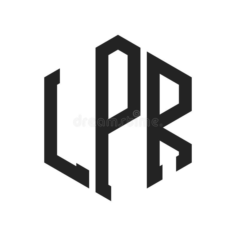 LPR Logo Design. Initial Letter LPR Monogram Logo Using Hexagon Shape ...