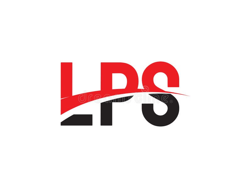 LPS Letter Initial Logo Design Stock Vector - Illustration of style ...