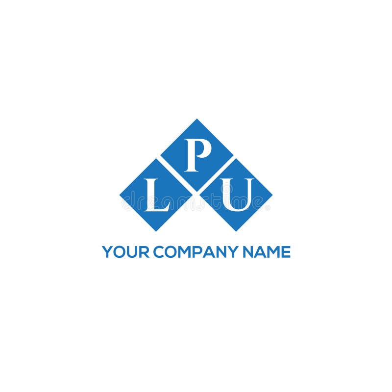 LPU Letter Logo Design on White Background. LPU Creative Initials ...