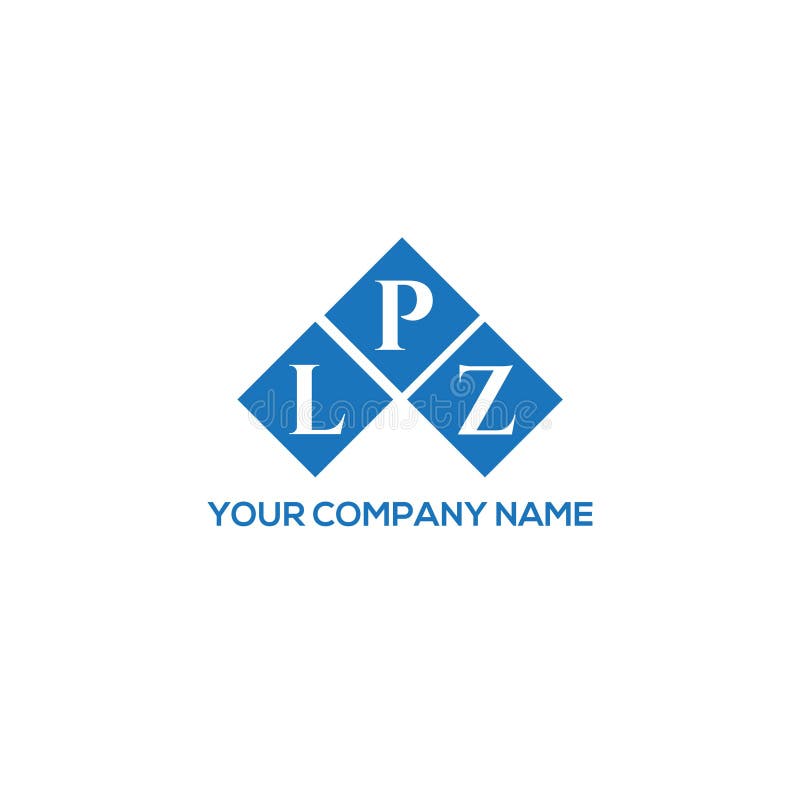 LPZ Letter Logo Design on White Background. LPZ Creative Initials ...