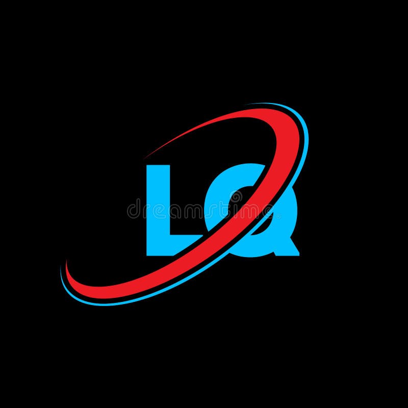 LQ L Q Letter Logo Design. Initial Letter LQ Linked Circle Uppercase ...