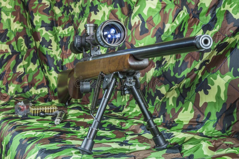 22 LR Het Geweer Van De Karabijnbout Stock Foto - Image of kulas ...