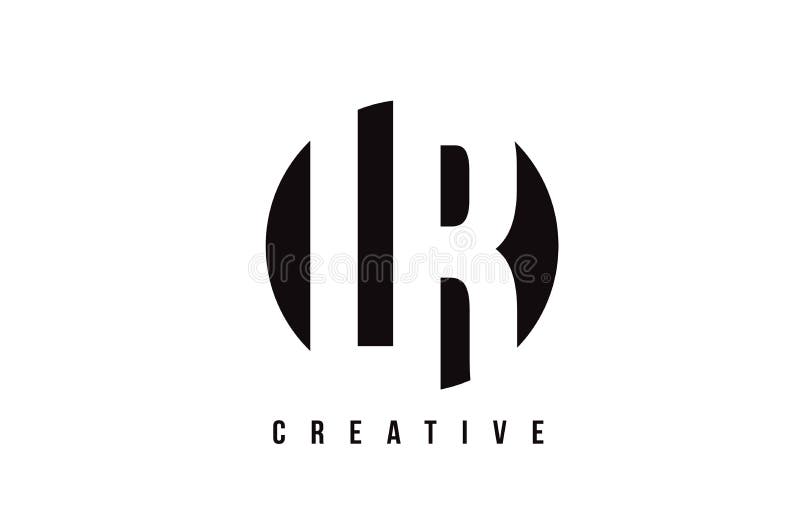 LR L R White Letter Logo Design with Circle Background. Stock Vector - Illustration of circle ...