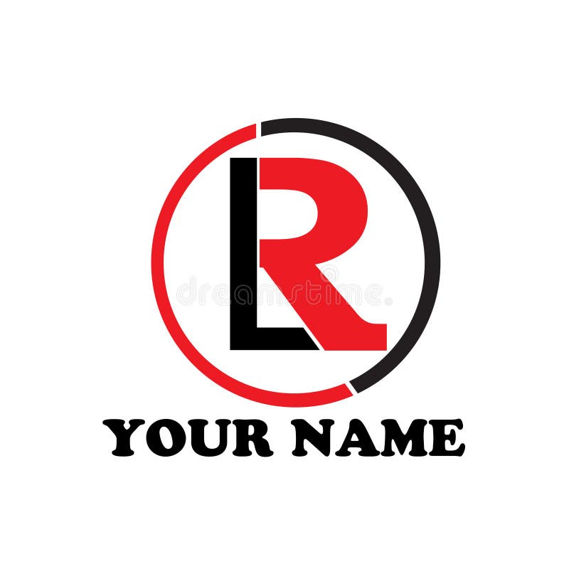 Initial LR Letter Business Logo Design Vector Template. Abstract Letter ...