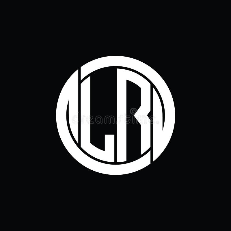 LR Logo Monogram Shield Inside Circle Shape Vector Images Design ...