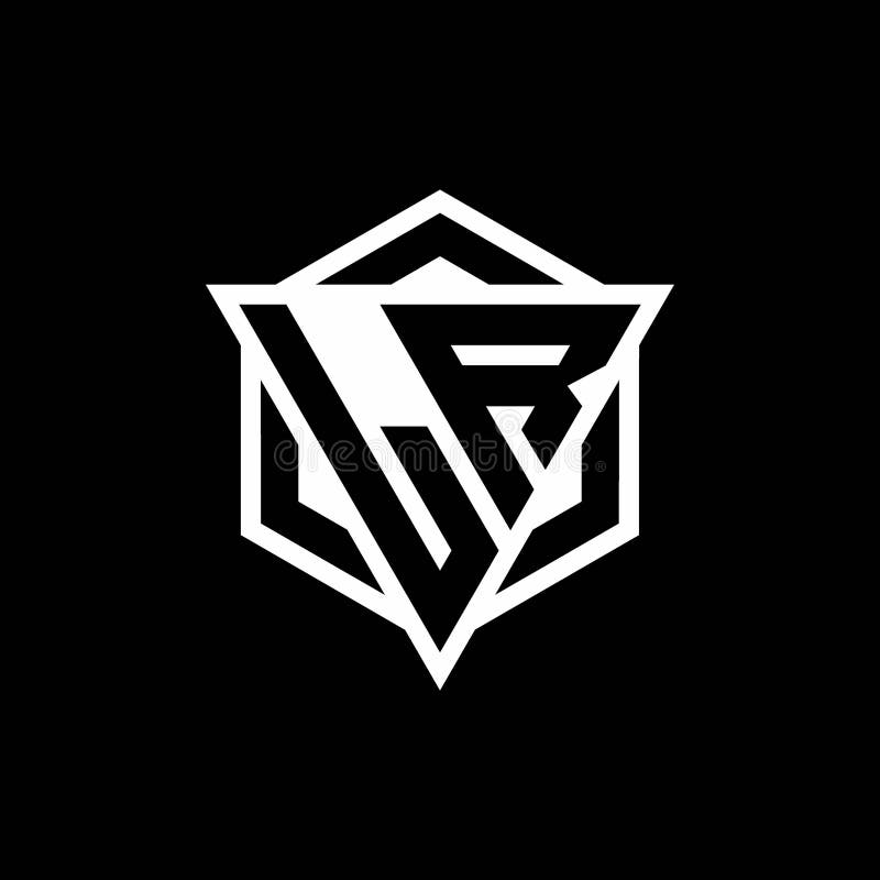 LR Logo Monogram with Triangle and Hexagon Shape Combination Stock ... LR Logo Monogram with Triangle and Hexagon Shape Combination Stock ...