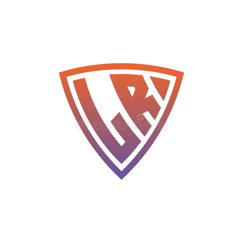 LR Logo Shield Monogram Gradient Style Design Stock Vector ... LR Logo Shield Monogram Gradient Style Design Stock Vector ...