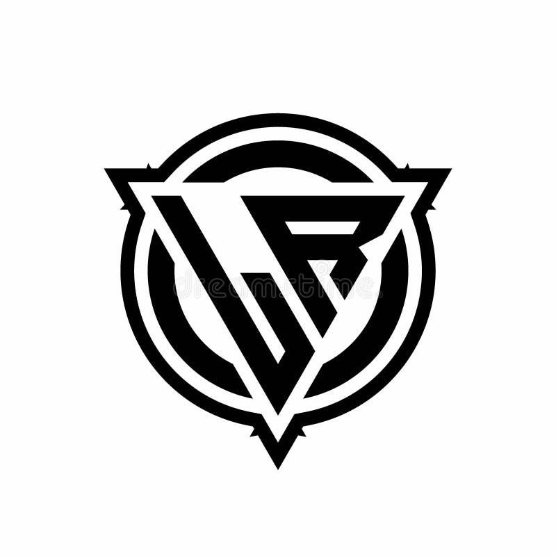 LR L R White Letter Logo Design With Circle Background. Stock Vector - Illustration of circle ...