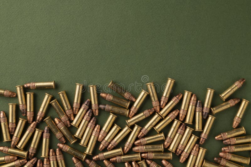 22 ammunition rounds stock photo. Image of metal, hunt - 260120288