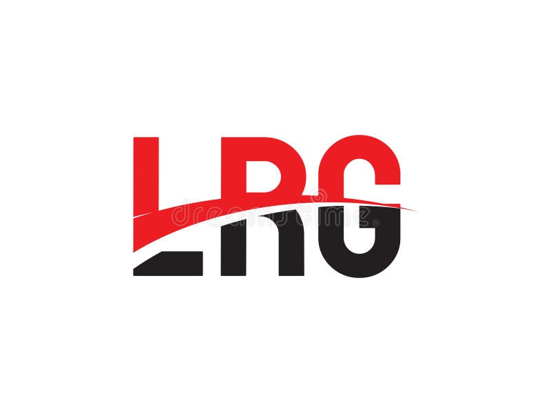 LRG Letter Initial Logo Design Stock Vector - Illustration of design ...