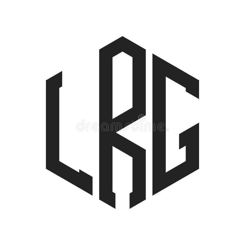 LRG Logo Design. Initial Letter LRG Monogram Logo Using Hexagon Shape ...
