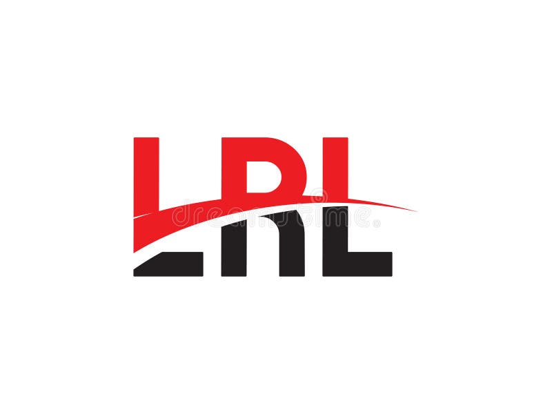 LRL Letter Initial Logo Design Stock Vector - Illustration of company ...