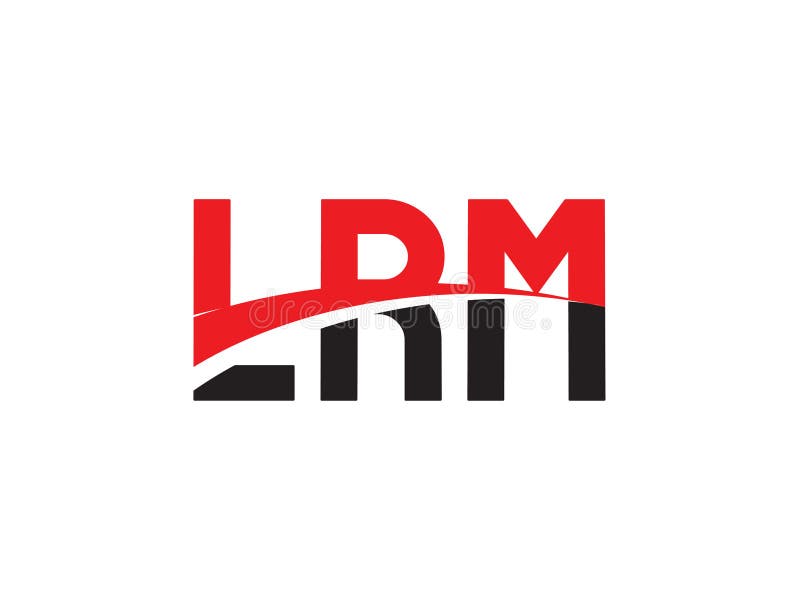 LRM Letter Initial Logo Design Stock Vector - Illustration of element ...