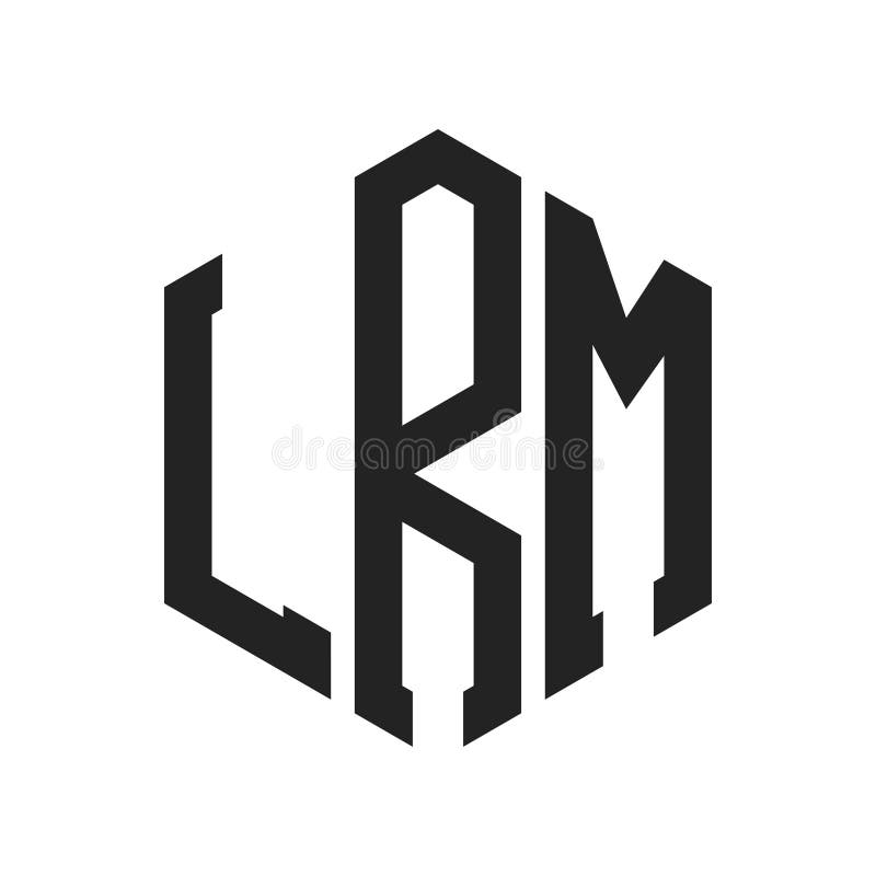 LRM Logo Design. Initial Letter LRM Monogram Logo Using Hexagon Shape ...