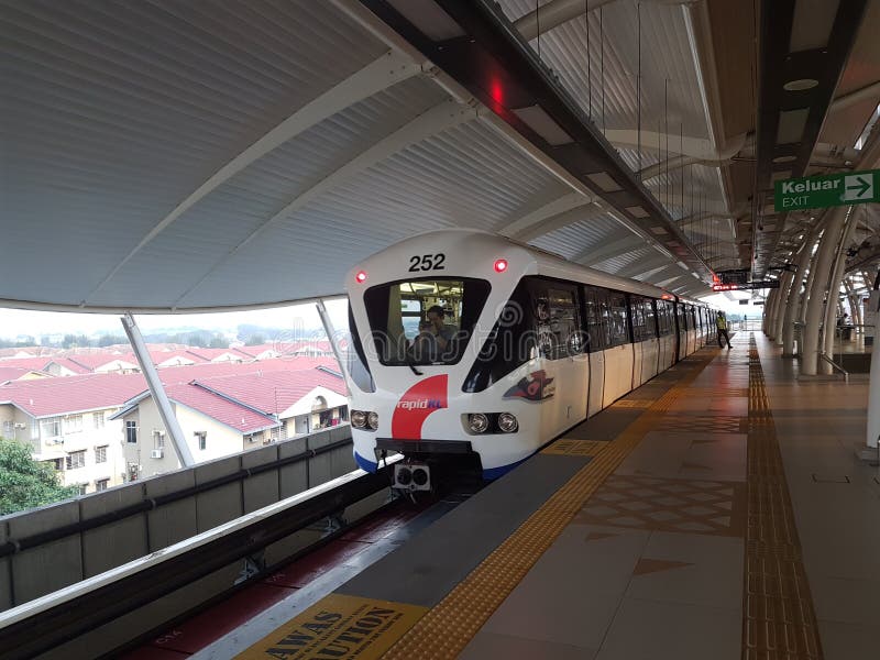 LRT Train editorial photo. Image of public, transport - 75856601