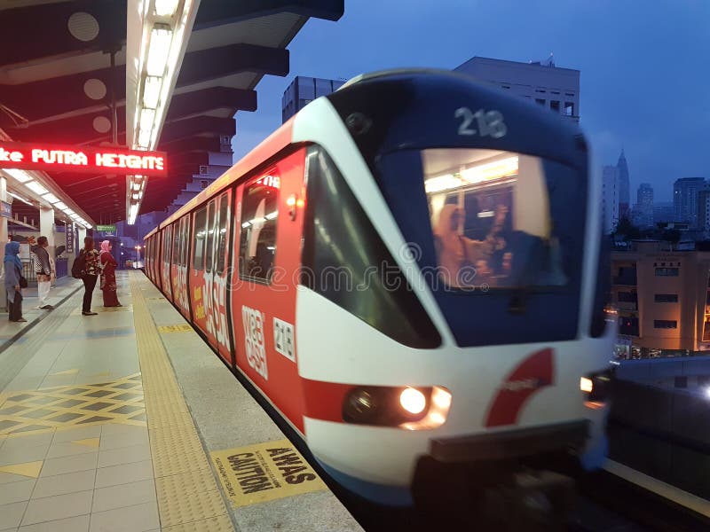 LRT Train editorial image. Image of maglev, monorail - 75857295
