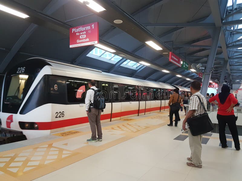 LRT Train editorial photography. Image of route, maglev - 75857667