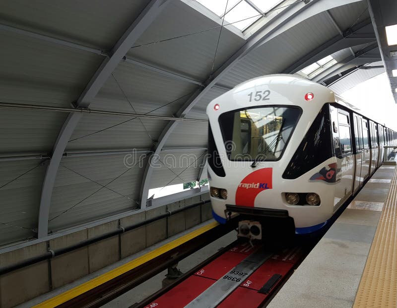 LRT Train editorial image. Image of station, vehicle - 75857925
