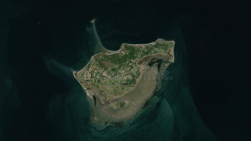 Ls Island. Denmark. Satellite, May 12, 2023 Stock Illustration ...