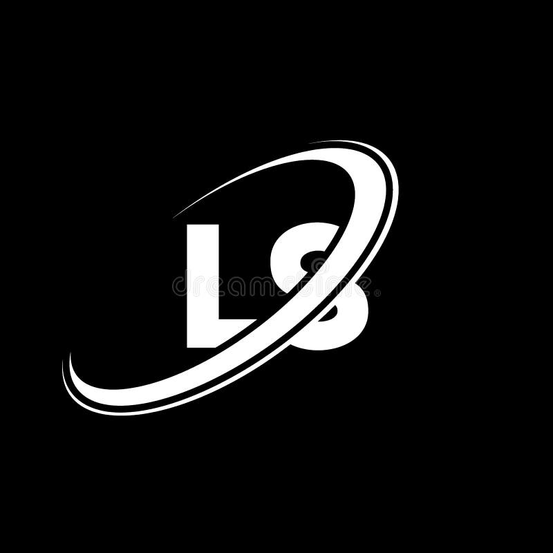 LS L S Letter Logo Design. Initial Letter LS Linked Circle Uppercase ...
