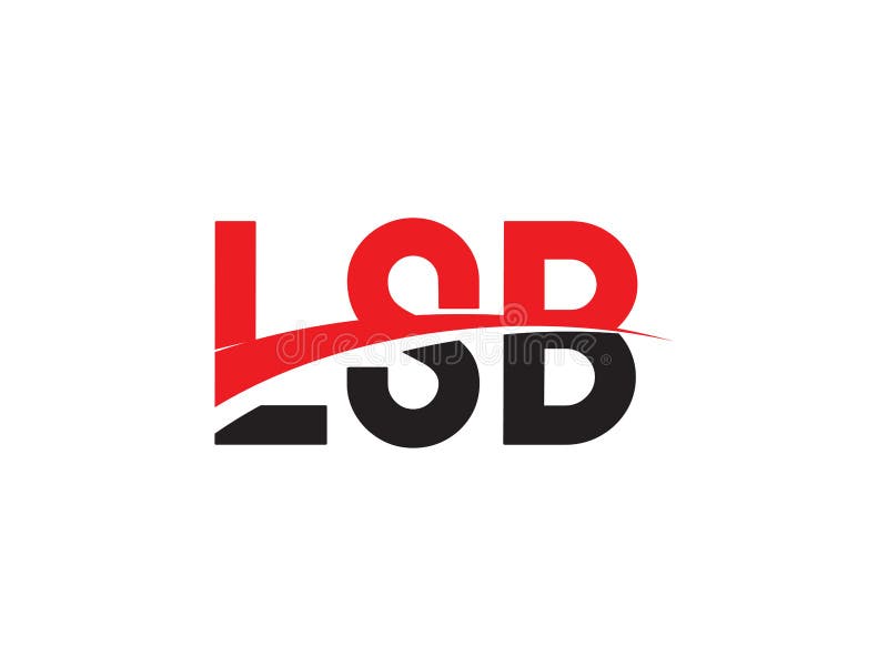 LSB Letter Initial Logo Design Stock Vector - Illustration of concept ...