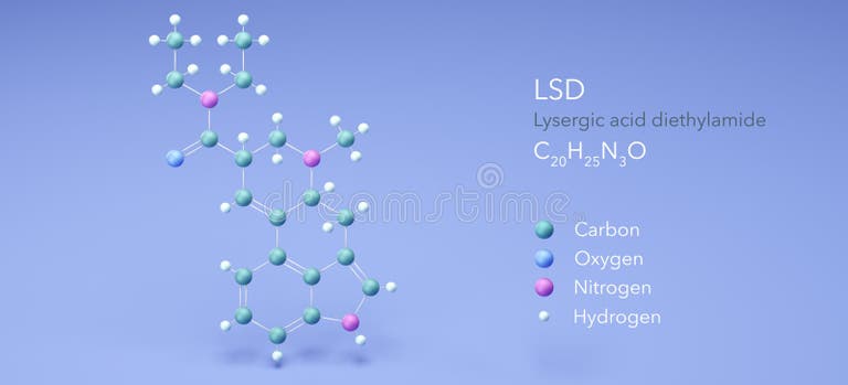 Lsd Chemical 3d Stock Illustrations – 73 Lsd Chemical 3d Stock ...