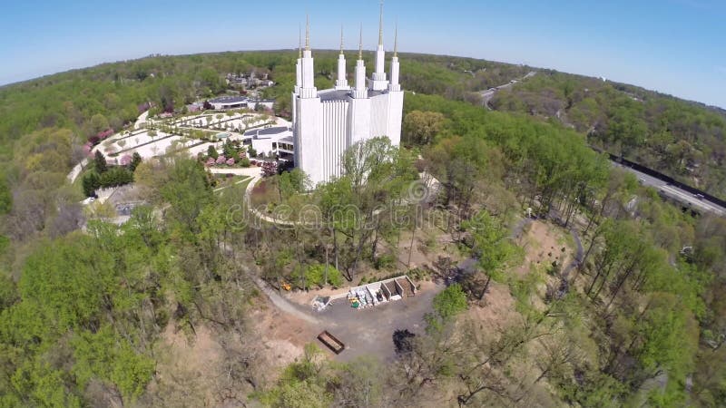 LSD Temple Washington DC Aerial Video Stock Video - Video of america ...