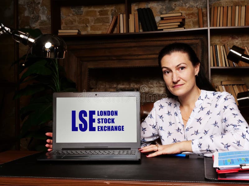 LSE LONDON STOCK EXCHANGE Concept on Screen Stock Photo - Image of ...