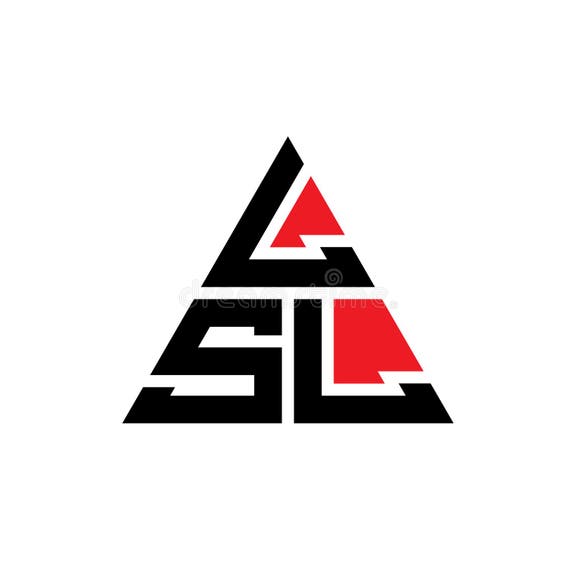 LSL Triangle Letter Logo Design with Triangle Shape. LSL Triangle Logo ...