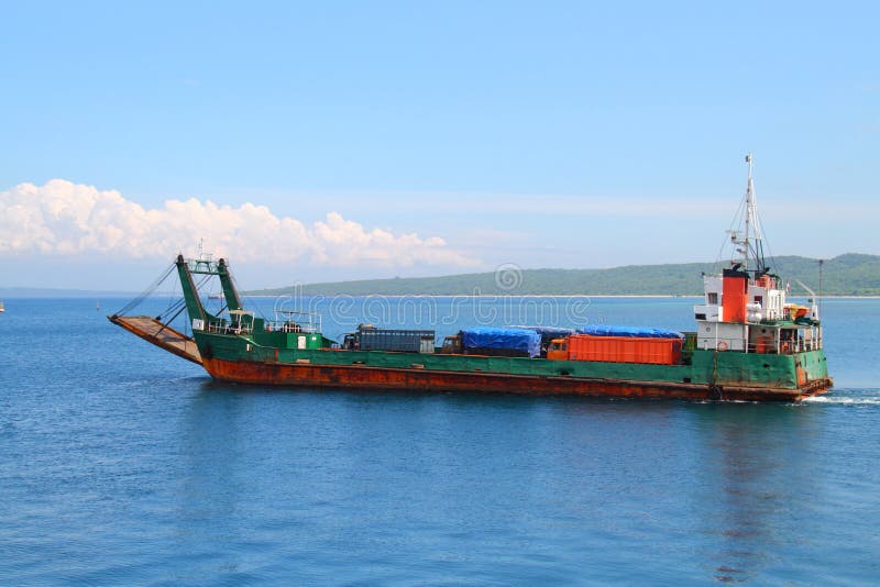 Old style ferry port stock image. Image of nature, terminal - 103072259