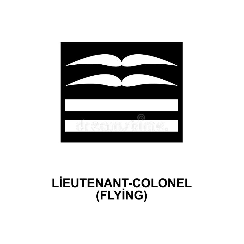 Lt Colonel Flying Rank Icon. Element of Germany Army Rank Icon Stock ...