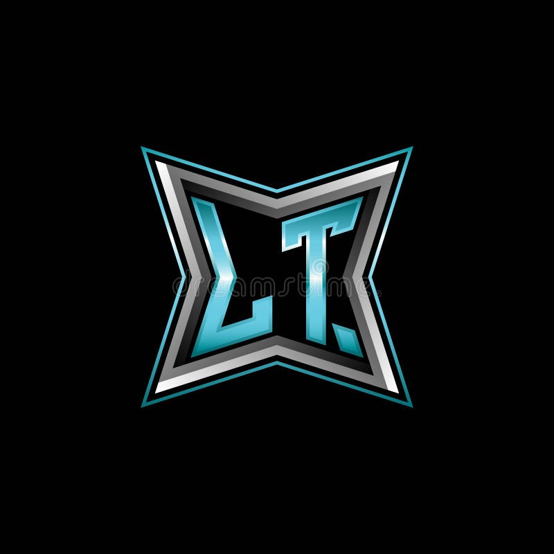 LT Logo Monogram Geometric Modern Design Stock Vector - Illustration of ...