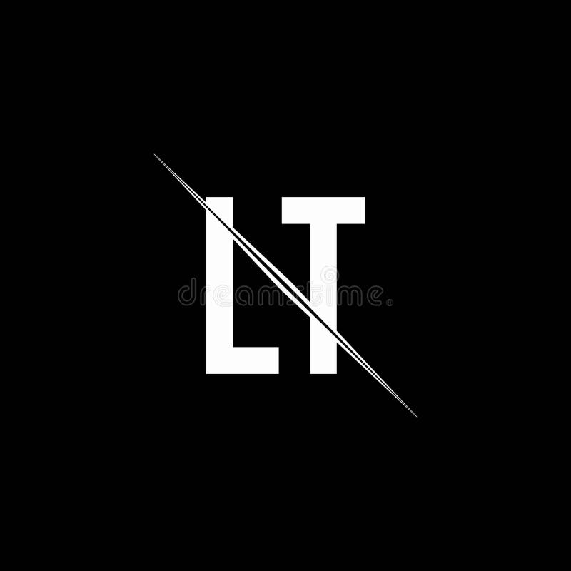 LT Logo Monogram With Modern Style Concept Design Template Stock Vector ...