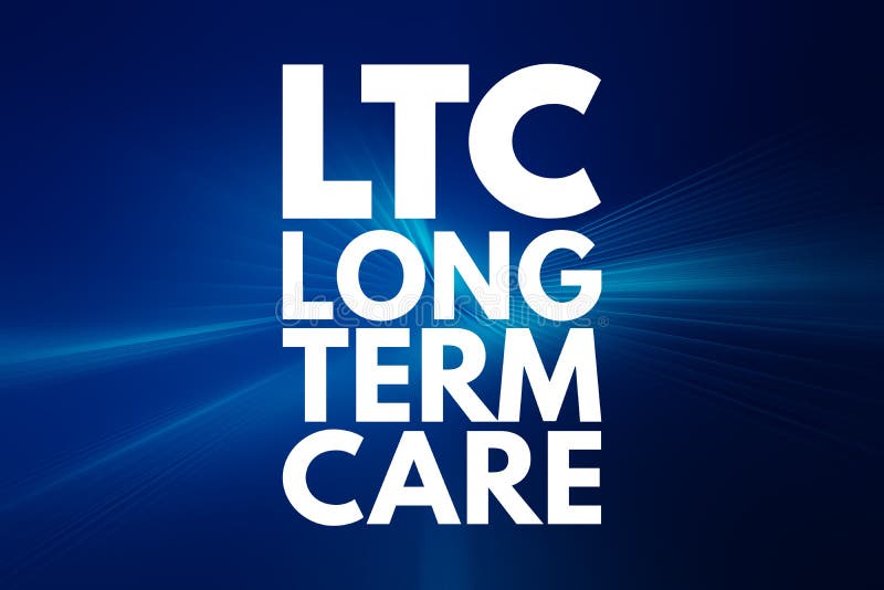 LTC - Long Term Care Acronym, Medical Concept Background Stock Photo ...