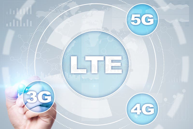 LTE Networks. 5G Mobile Internet and Technology Concept. Editorial ...