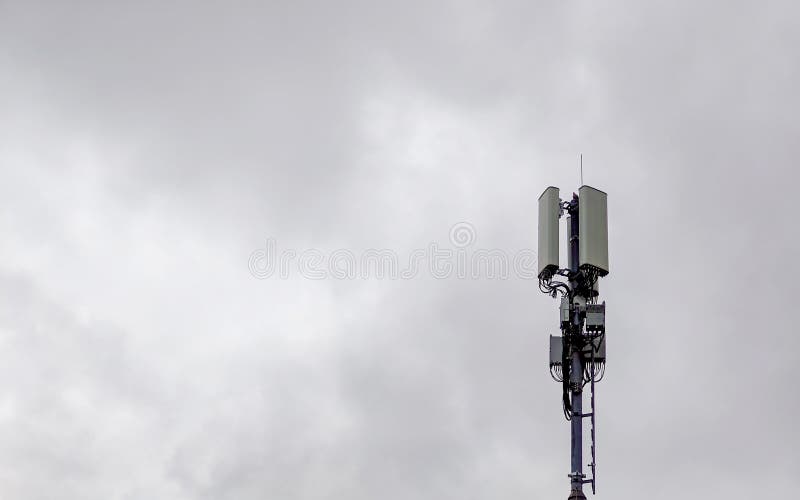 LTE Base Station Cell Tower Stock Photo - Image of cell, base: 253183264