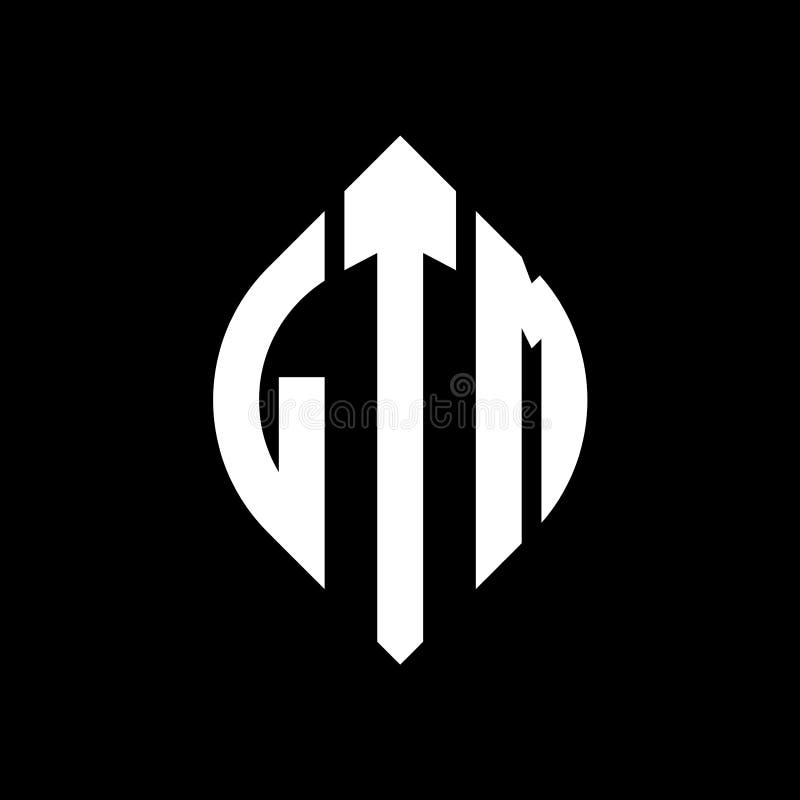 LTM Circle Letter Logo Design with Circle and Ellipse Shape. LTM ...