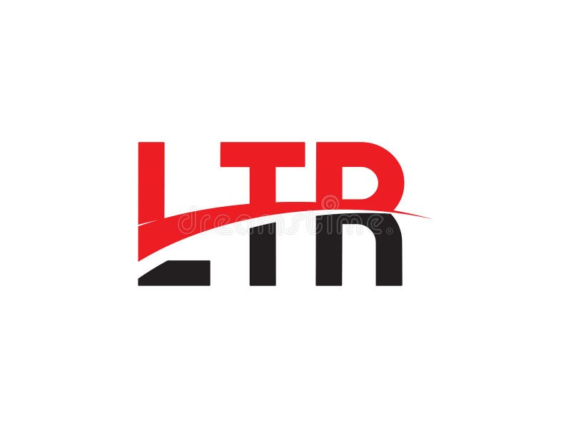 LTR Letter Initial Logo Design Stock Vector - Illustration of company ...