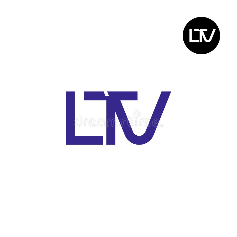 LTV Logo Letter Monogram Design Stock Vector - Illustration of ...