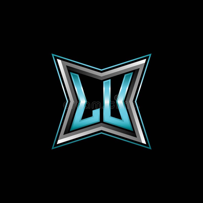 LU Logo Monogram Geometric Modern Design Stock Vector - Illustration of ...