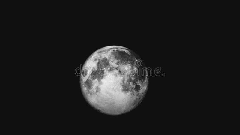 A Lua Cheia 4k Na água Na Noite, Reflete No Mar, Cena Da Ficção ...