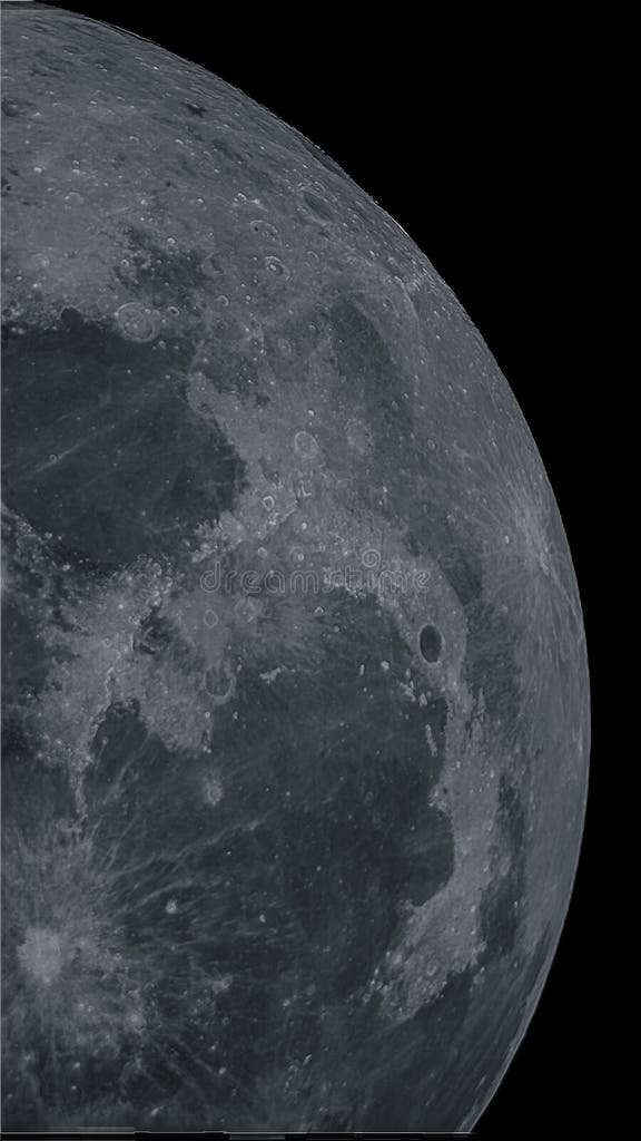 Lua cheia nua foto de stock. Imagem de profundamente - 239057716